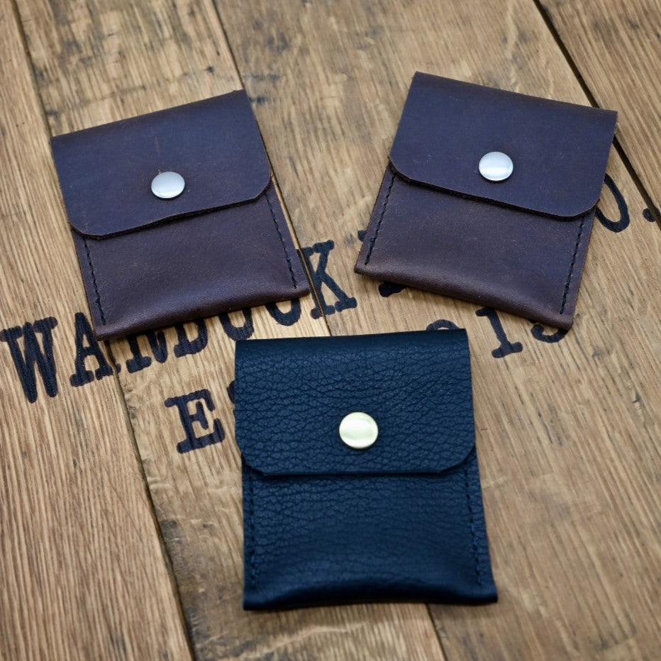 Card/ID Stash Pouch - Assorted Leather – Warbuck Wares